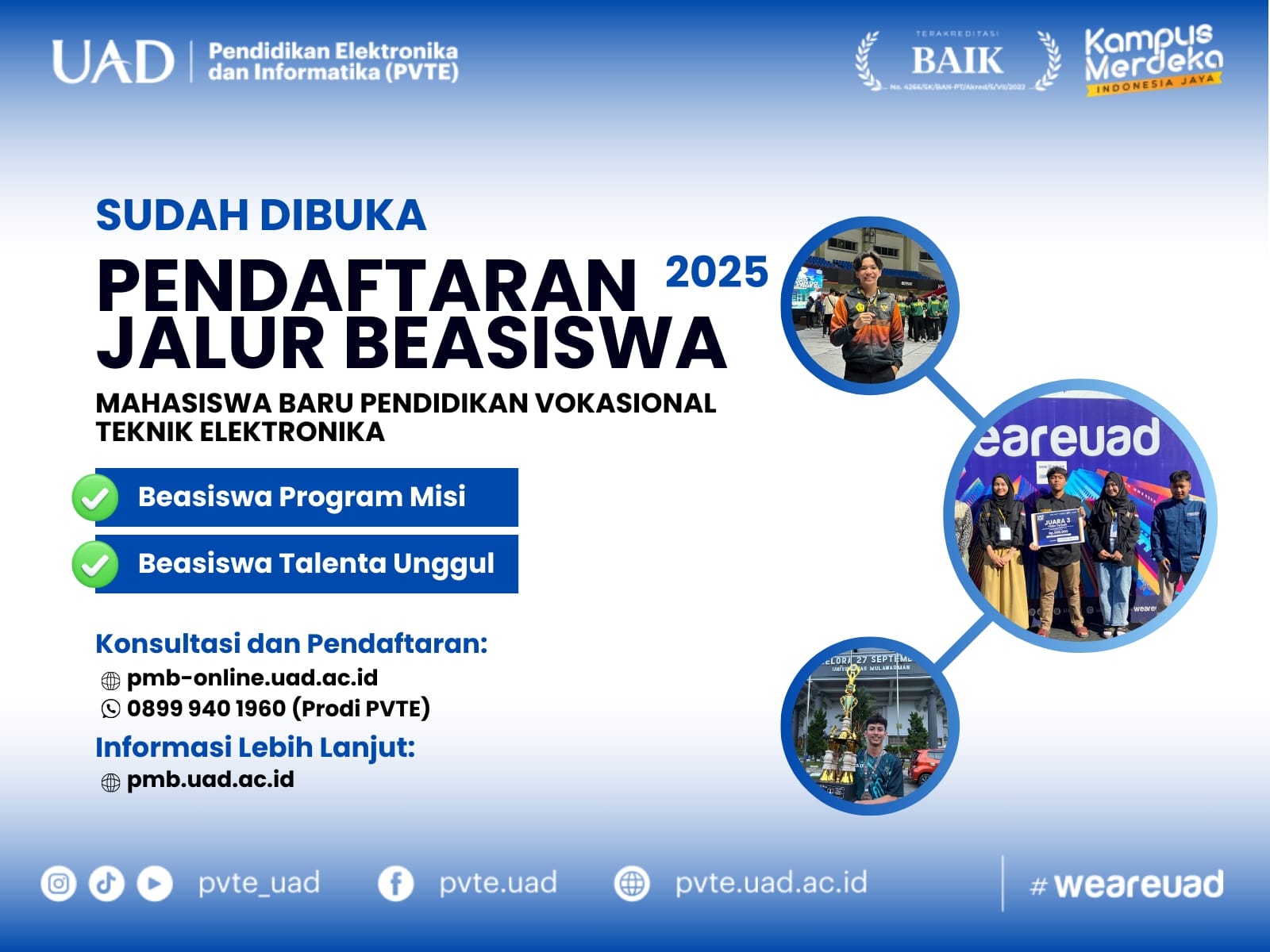 [ PENDAFTARAN JALUR BEASISWA 2025 TELAH DIBUKA ] - Pendidikan ...